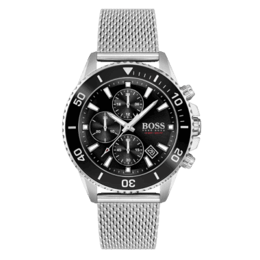 Fossil Machine Men's Black Dial Stainless Steel Band Chronograph Watch ...