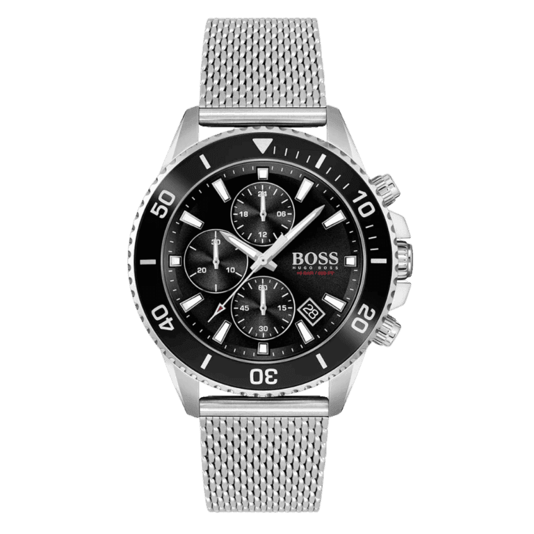 Fossil Machine Men's Black Dial Stainless Steel Band Chronograph Watch ...