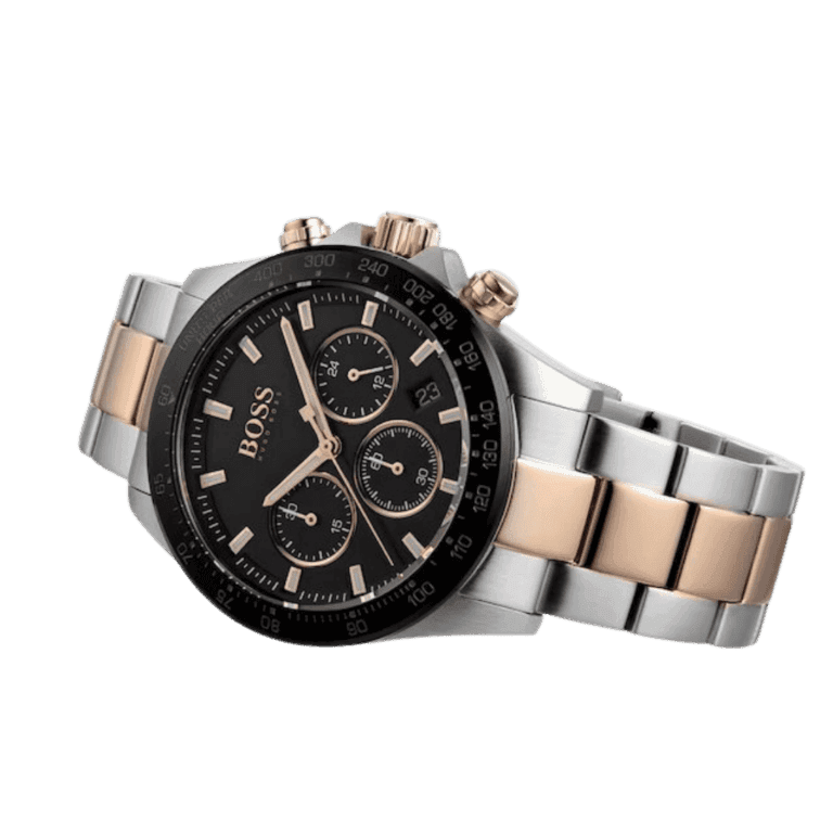 Fossil Machine Men's Black Dial Stainless Steel Band Chronograph Watch ...